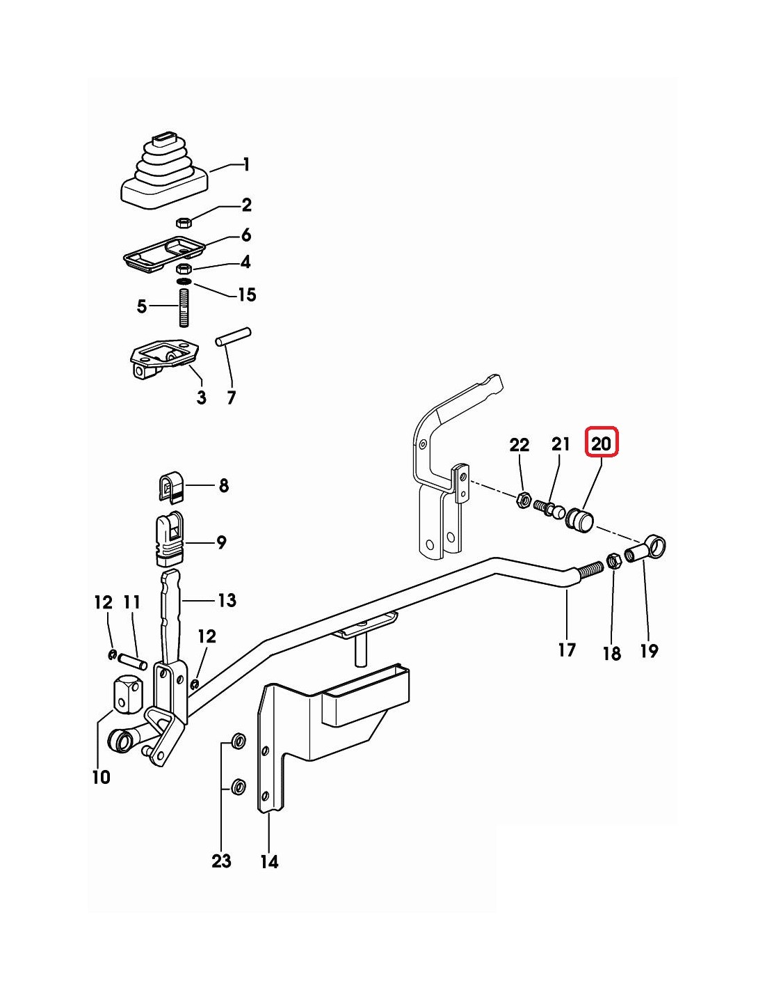 Pin Seat SAME Deutz-Fahr 0.255.6454.0, 025564540